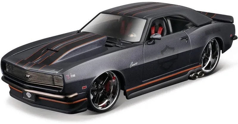 Maisto harley-davidson custom - chevrolet camaro z/28 1968 1:24