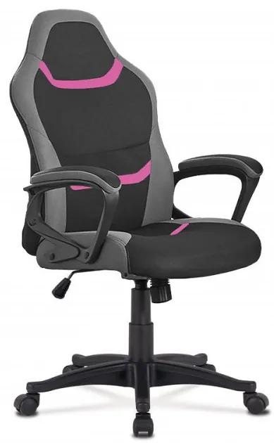 Kancelářská židle junior KA-L611 Autronic Růžová
