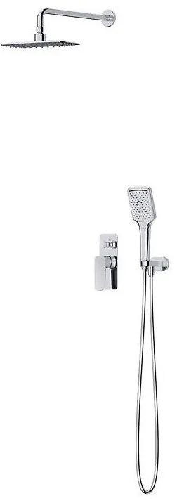 Cersanit S952-029 - Sprchová sada s podomítkovou baterií LARGA lesklý chrom S952-029