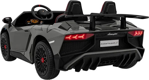 Dětské elektrické autíčko Lamborghini Aventador SV 24 V šedé