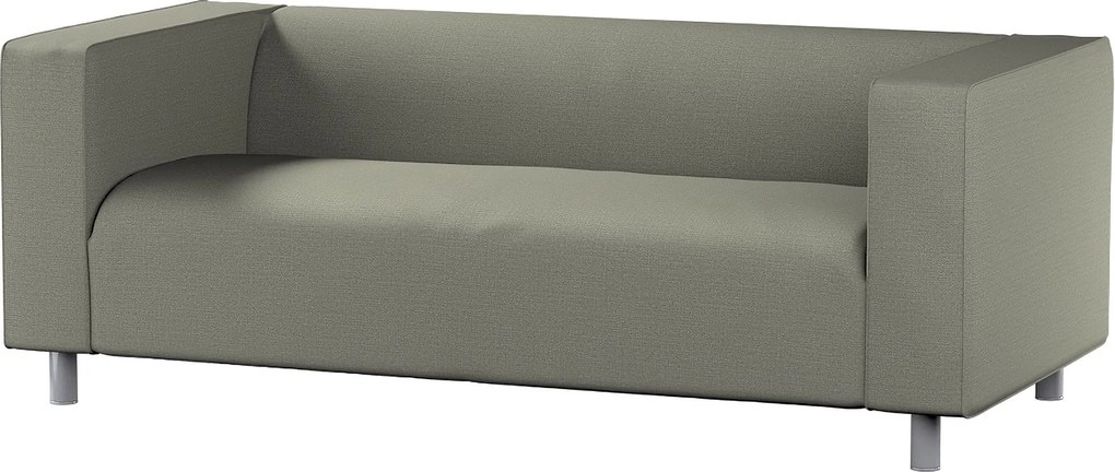 Potah na pohovku IKEA Klippan 2-místná barva šedá látka pletený vzor
