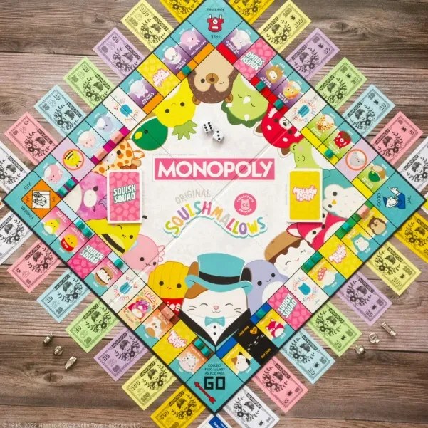 Hasbro Desková hra Monopoly Squishmallow CZ/SK