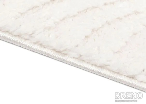 Breno Kusový koberec LOTUS 302 ivory, 160x230 cm, Bílá