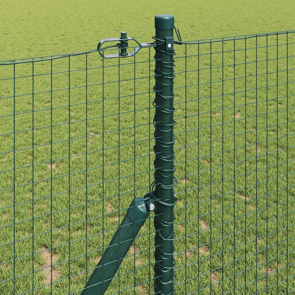 Zemní upevnění svařované drátěné ploty 25 x 1,4 m Zelená 3351736
