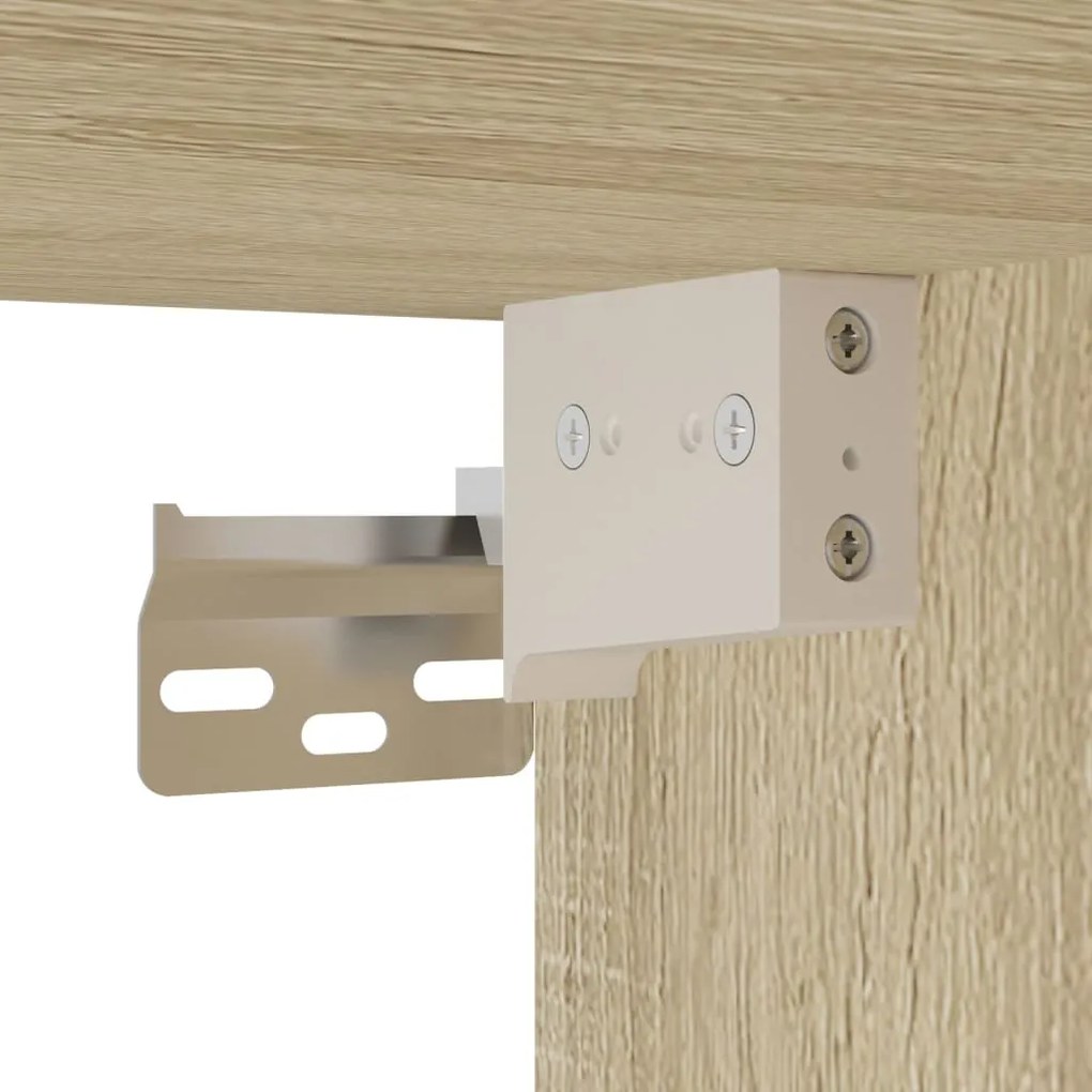 Skříň Highboard 80 X 42,5 X 249 Cm Kompozitní Dřevo