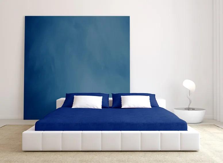 Prostěradlo froté tmavě modré 180x200 cm | BIANO
