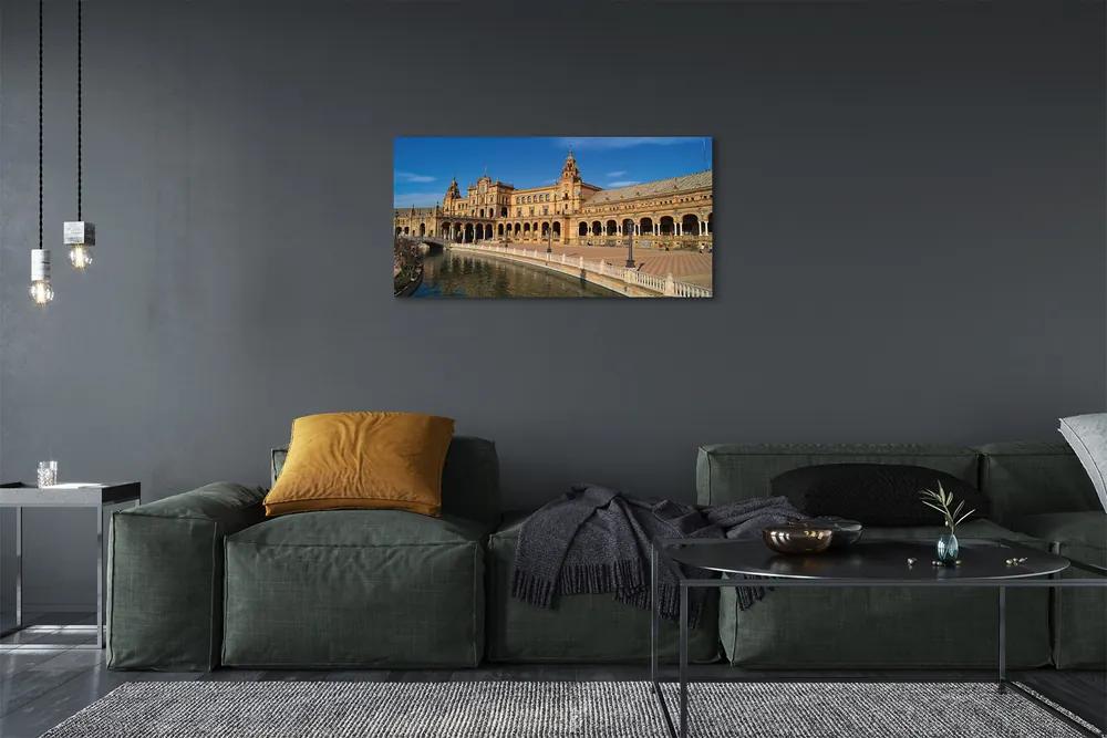 Obrazy na plátně Spain Old Market City 120x60 cm