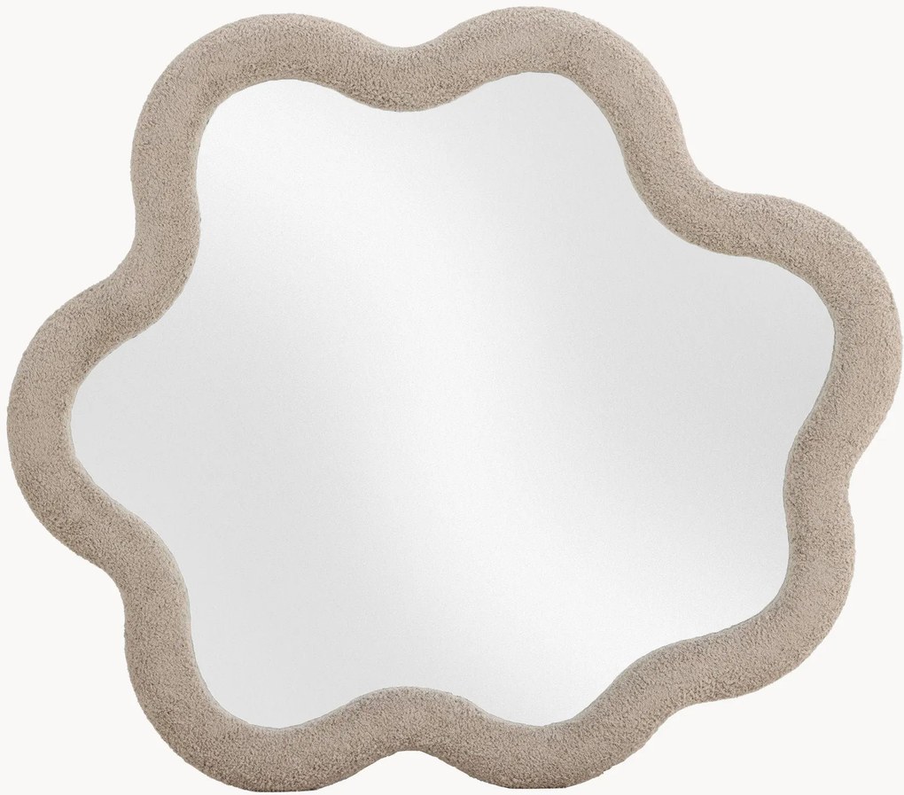 Nástěnné zrcadlo v bouclé rámu Kungsbacka