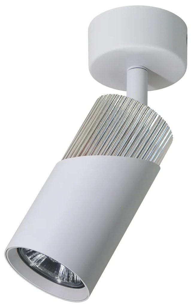 Bodové svítidlo Neo, 1x bílé/chromové kovové stínítko, w