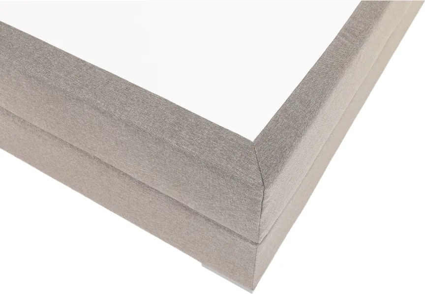 Boxspringová postel 120x200, šedohnědá TAUPE, FERATA TV KOMFORT