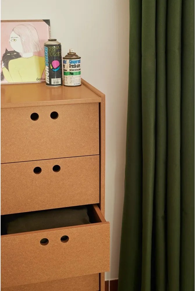 Skříňka v přírodní barvě 40x118x40 cm Wally – Teulat