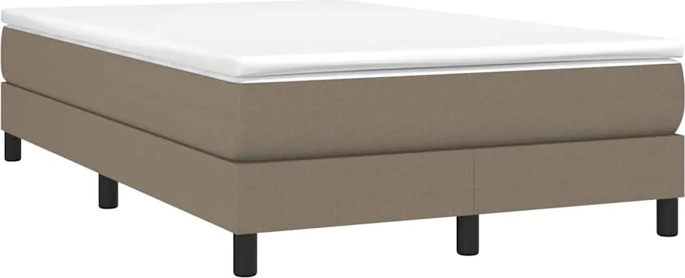 Rám postele s boxspringem taupe 120 x 200 cm textil 3120504