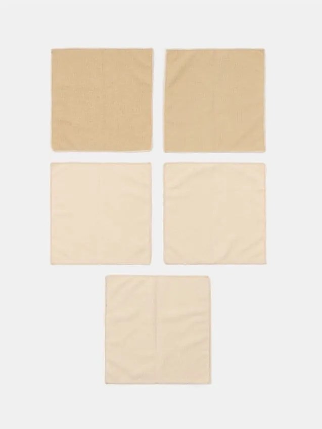 Sinsay - Mikrovláknové utěrky 5 pack - vícebarevná