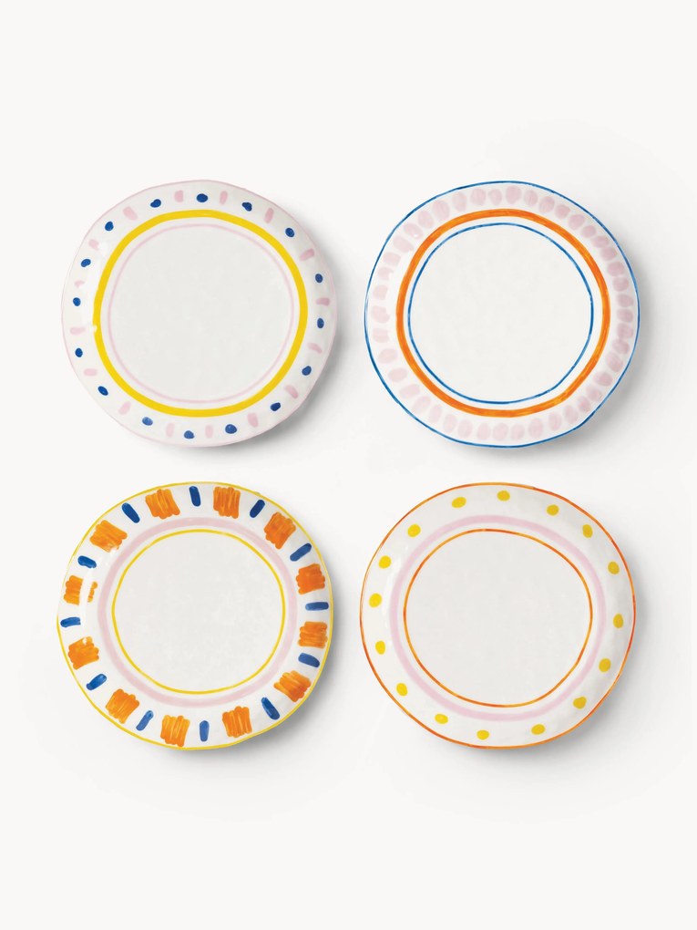 Sada'sňídaňových talířů z porcelánu Boavista, 4 díly