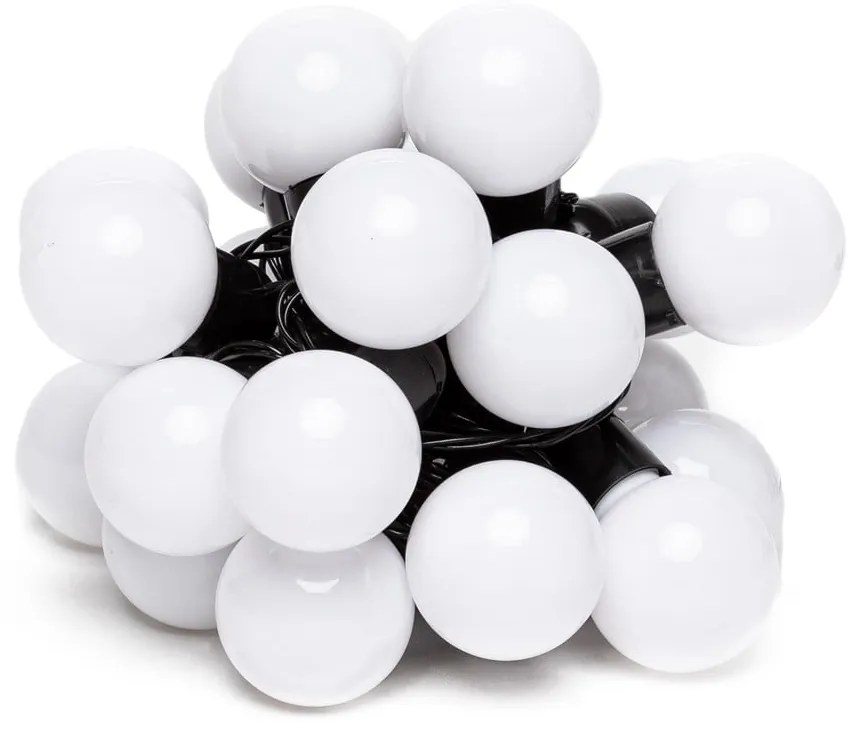 Bílý světelný řetěz s LED žárovkami Bonami Essentials, 20 světýlek