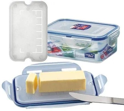 Lock&Lock Dóza na máslo LOCK 460ML, 15,1 x 10,8 x 5,8 CM