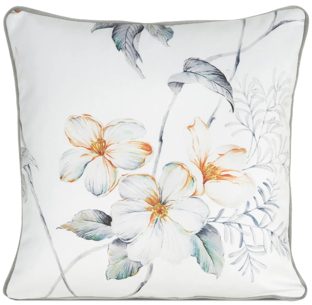 DEKORAČNÍ POVLAK NA POLŠTÁŘ PREMIUM AMELIA 45X45 CM KVĚTY