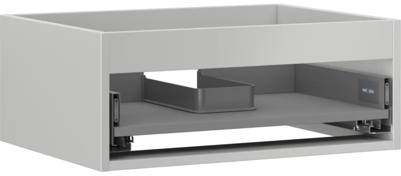 Mexen Box-A korpus umyvadlové skříňky 60 cm, 1 zásuvka, šedý mat - 91AX0-0600-235-1-62
