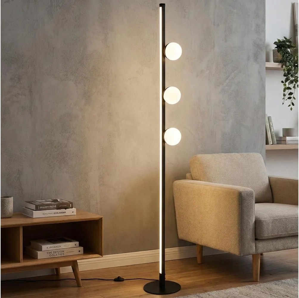 Eglo 99378 - LED Stojací lampa PHIANEROS LED/13W/230V + 3xLED/4W