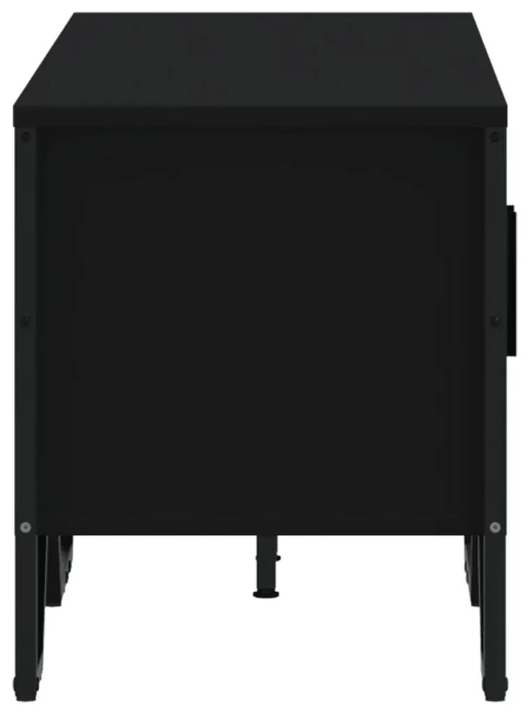 TV skříňka černá 122 x 34 x 41 cm kompozitní dřevo