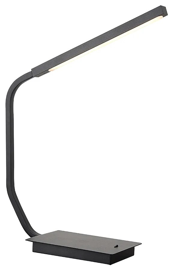 Zambelis 20110 stolní LED lampa černá, 6W, 3000K, 47cm