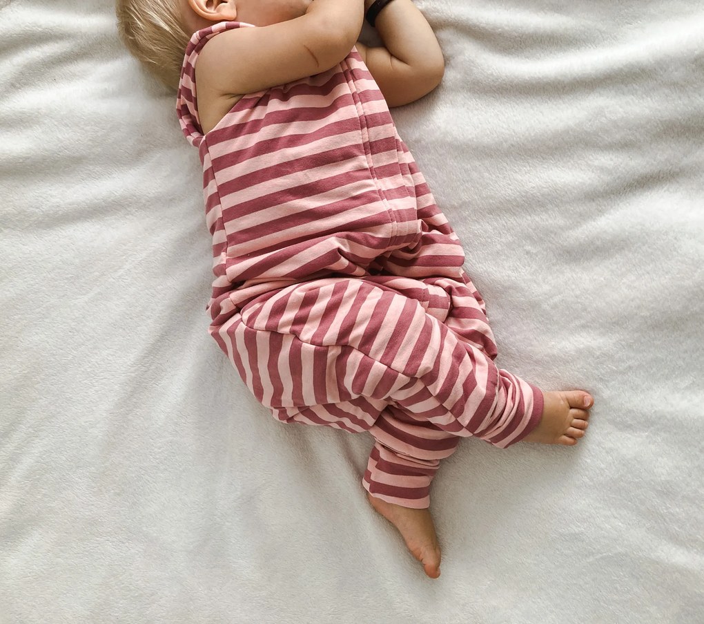 Sleepee Lehký spací pytel s nohavicemi HOŘČICOVÝ z bavlny Zvolte rozměr: S (1 - 2 roky)