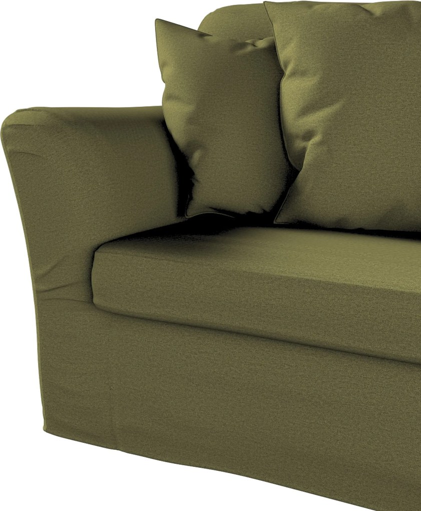 Potah na pohovku IKEA Tomelilla rozkládací barva zelená látka pletený vzor