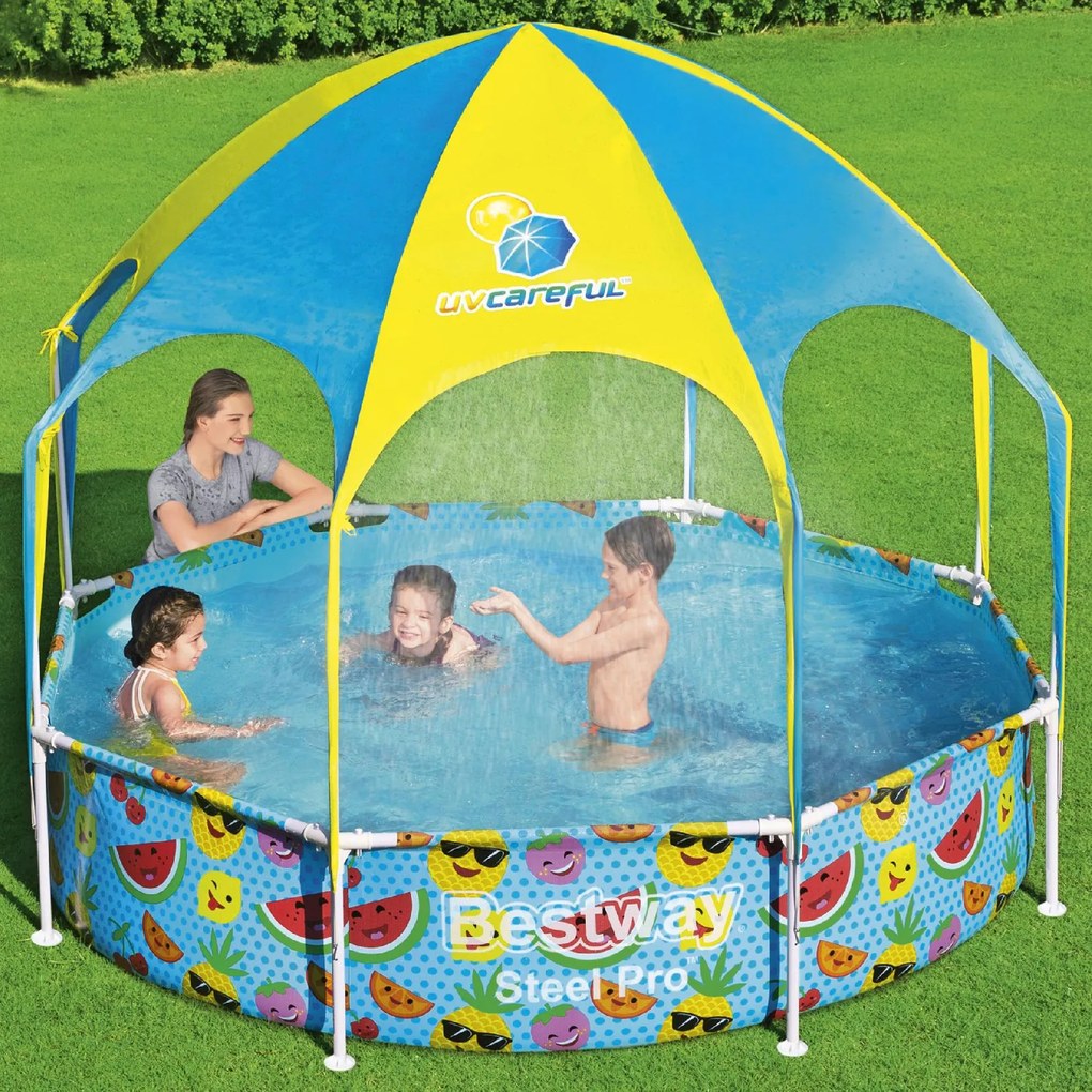 Nadzemní bazén se stříškou 244 x 51 cm BESTWAY 53332