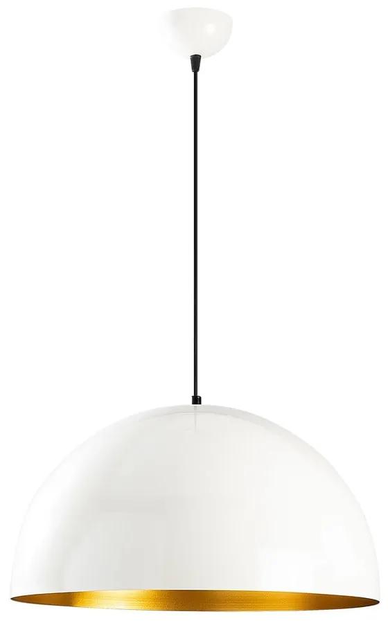 Bílé stropní svítidlo Opviq lights Berceste, ø 50 cm