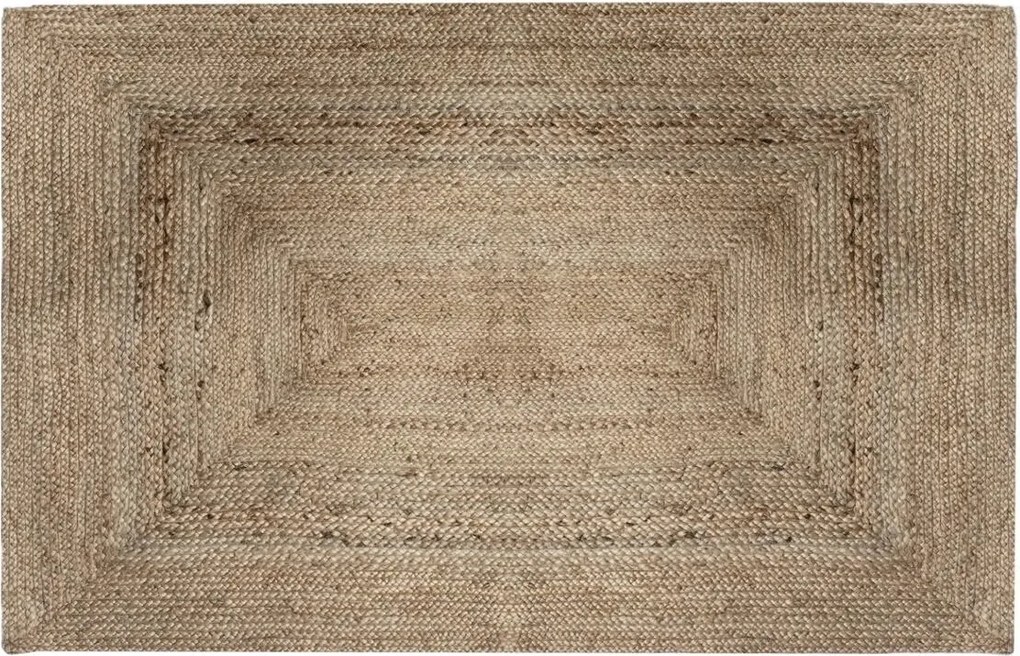 Béžová jutový koberec PALETAO 120 x 170 cm