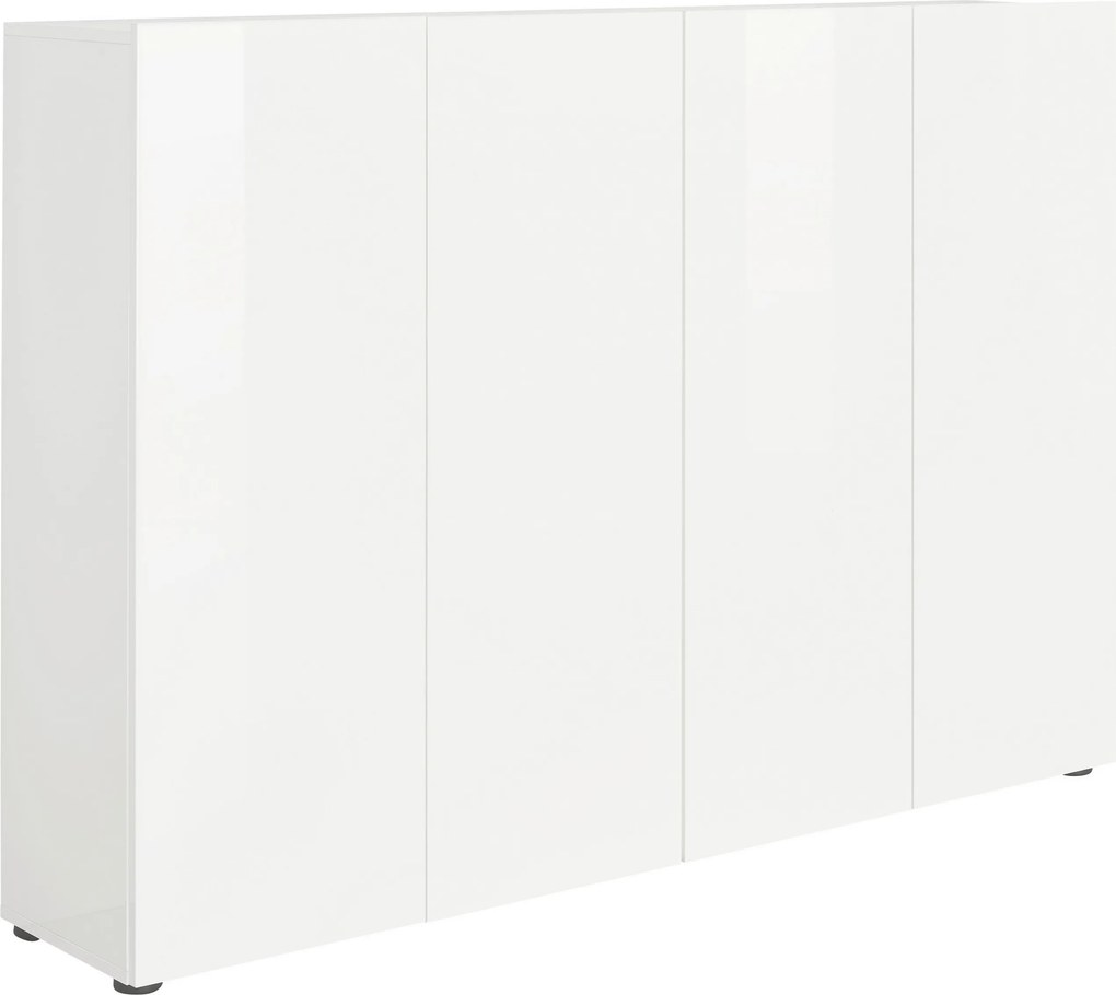 XXXLutz BOTNÍK, bílá, 160/115/34 cm Xora - Botníky - 001027000803