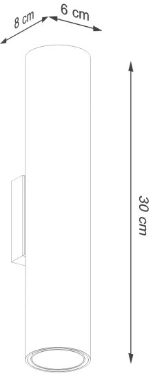 Sollux SL.1483 - Nástěnné svítidlo LAGOS 2xGU10/10W/230V krémová