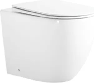 Mexen Lena stojatá WC mísa Rimless Tornado s pomalu padací slim deskou, duroplast, bílý lesk - 3222T4000