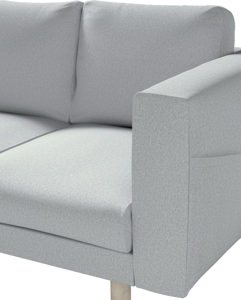 Potah na pohovku IKEA Norsborg 3-místná barva šedá látka pletený vzor