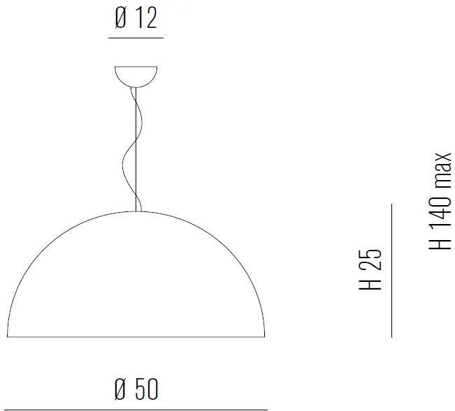 Metal Lux 271.050.02 Chiara, závěsné svítidlo 1xE27, bílá, průměr 50cm