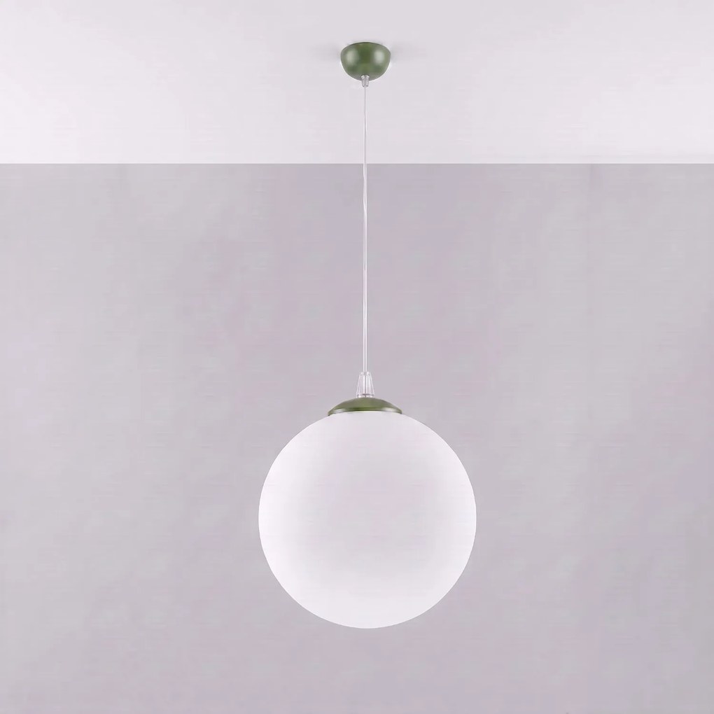 Sollux Lighting Závěsné svítidlo UGO 30 olivově zelené