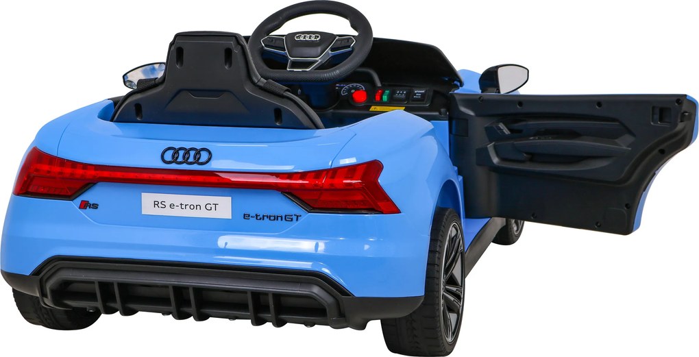 Ramiz Elektrické autíčko Audi RS E-Tron GT pro děti modré + dálkové ovládání + pohon 4x4