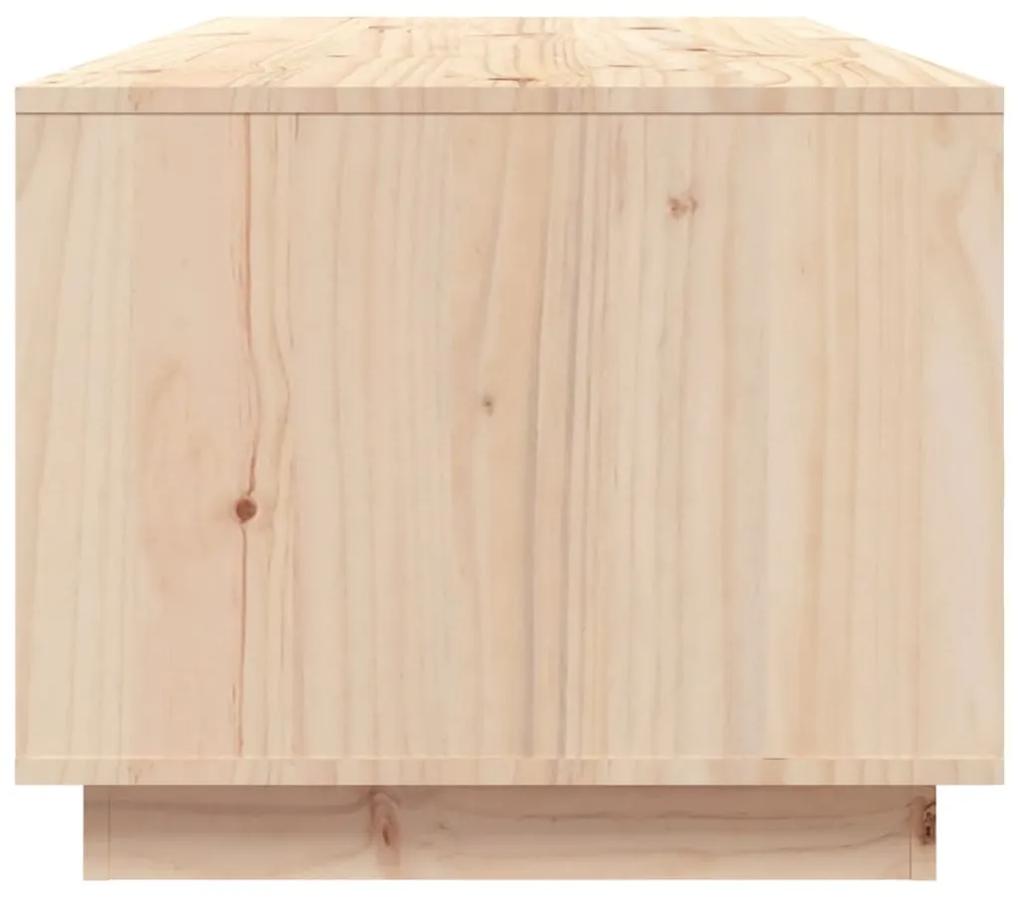 Konferenční stolek 100 x 50 x 41 cm masivní borové dřevo - Default Title