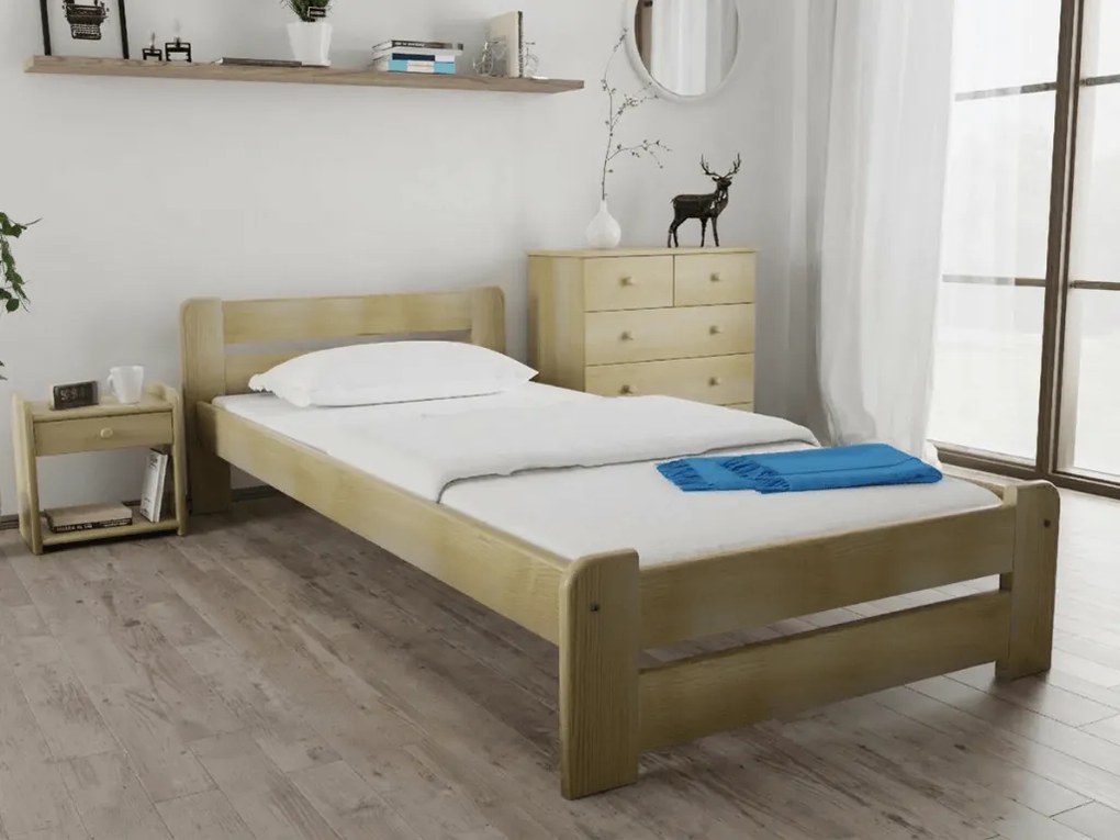 Postel Laura 80 x 200, borovice Matrace: Matrace Sommera 18 cm