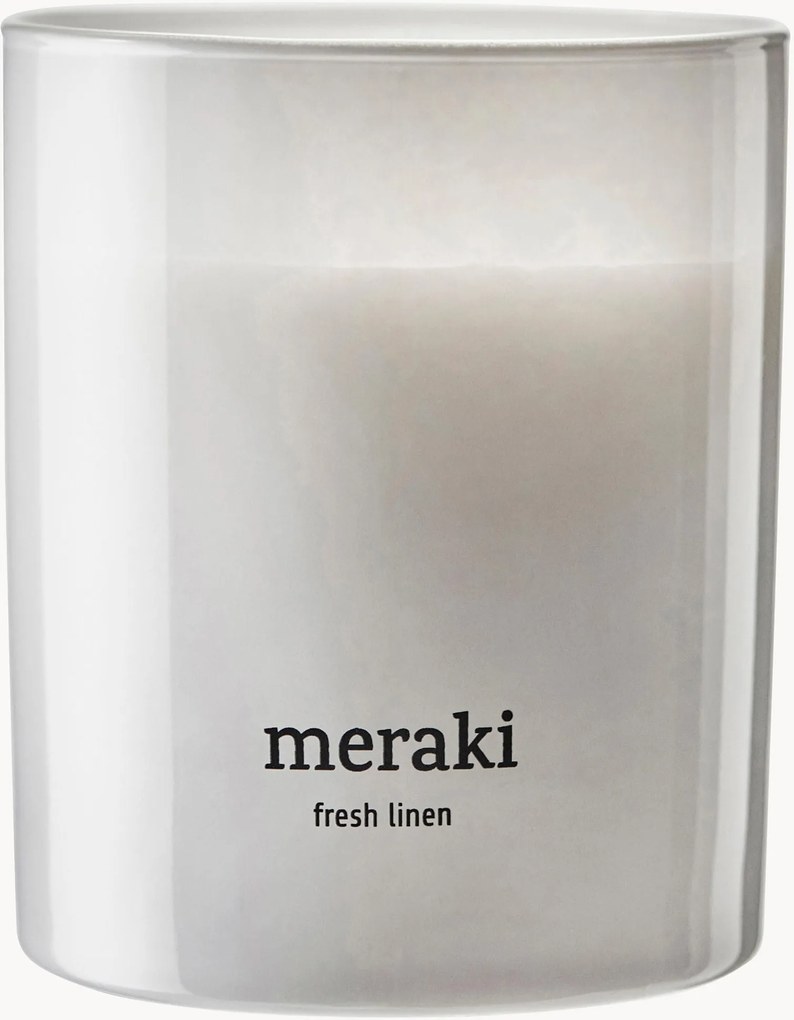 Vonná svíčka Fresh Linen Lemon (citron, jasmín a pižmo)