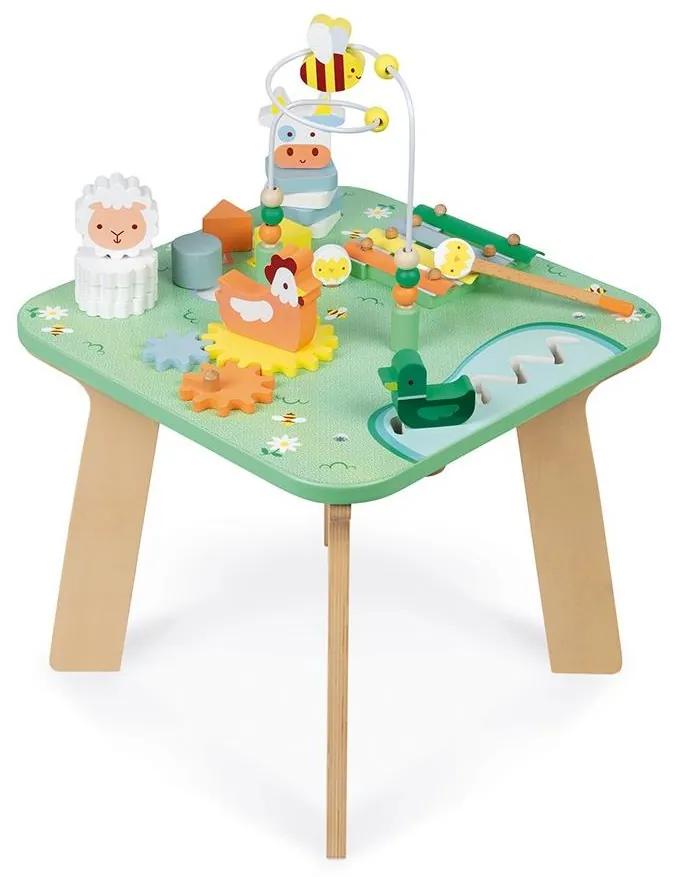 Janod Janod - Dětský interaktivní stolek louka LS0030