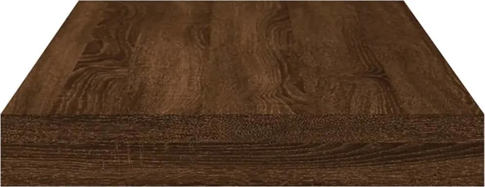 vidaXL Nástěnné police 8 ks hnědý dub 40x10x1,5 cm kompozitní dřevo [838200]