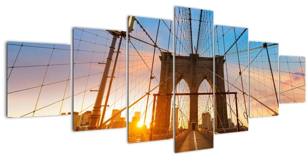 Obraz - Brooklynský most, Manhattan, New York (210x100 cm)