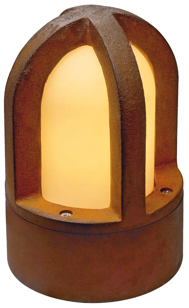 SLV 229430 Rusty Cone, venkovní svítidlo, 1x40W, patina rzi, IP54, 24cm