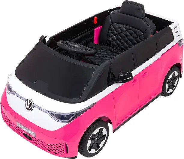 Elektrické autíčko Volkswagen ID BUZZ růžové