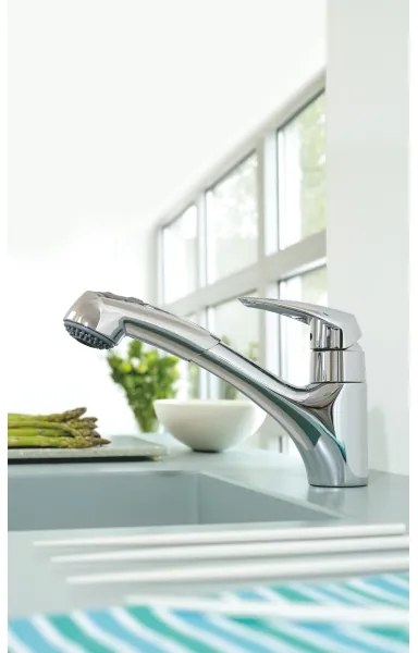 GROHE 32257001 - Dřezová baterie EURODISC lesklý chrom
