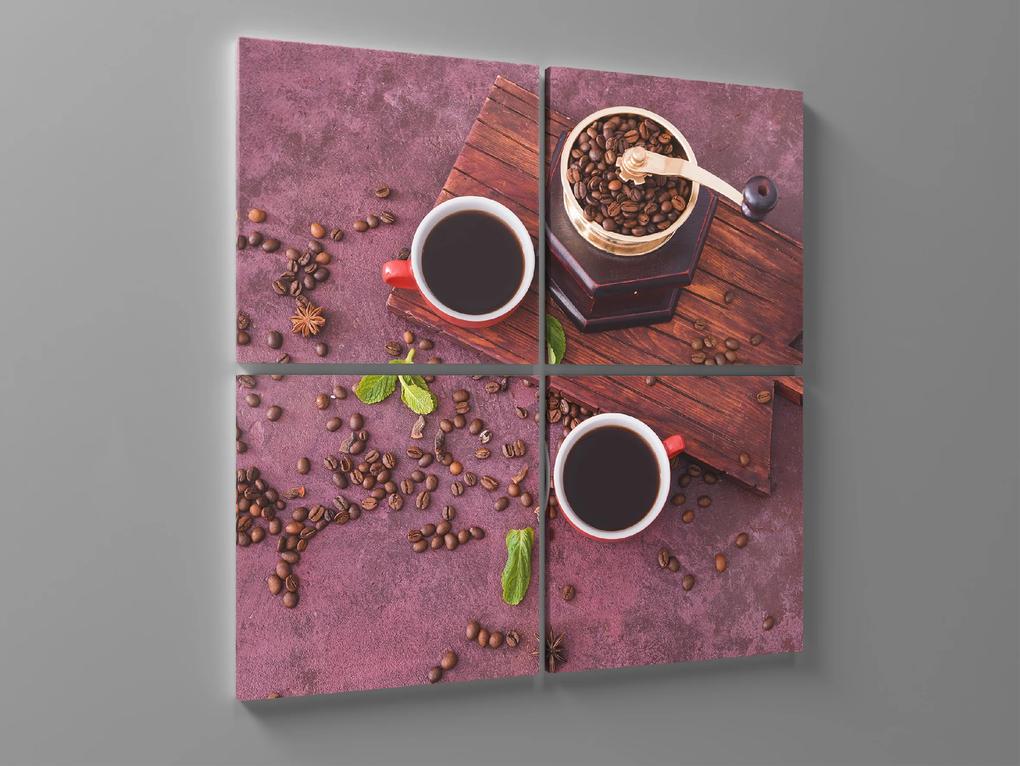 Liox Obraz mlýnek na kávu Rozměr: 100 x 100 cm