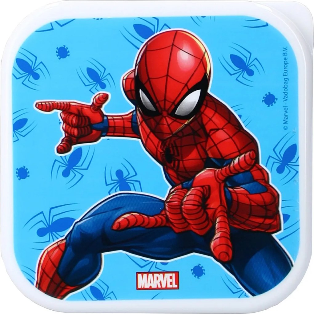 Svačinové boxy Spider-Man - sada 3 ks