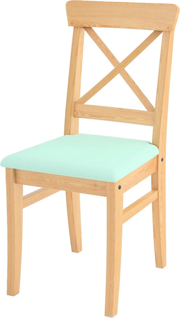 Potah na židli Ingolf s čalouněným sedákem barva zelená