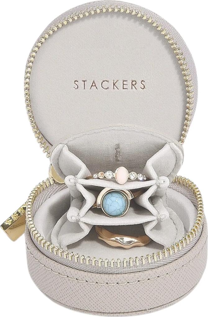 Cestovní krabička na šperky Stackers Oyster mini taupe